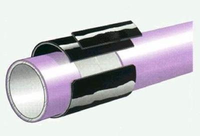 China 2PE Heat Shrinkable Wraparound Sleeves For Pipeline Joint Coating for sale