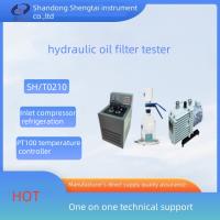 China Hot selling hydraulic oil filtration tester SH0210 Compressor refrigeration Electric heating tube heating for sale