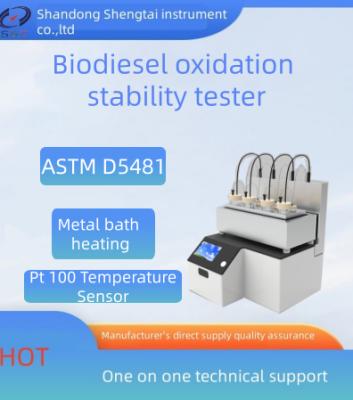 China SH419 Biodiesel oxidation stability tester Metal bath heating Pt 100 Temperature Sensor 7-inch color LCD display for sale