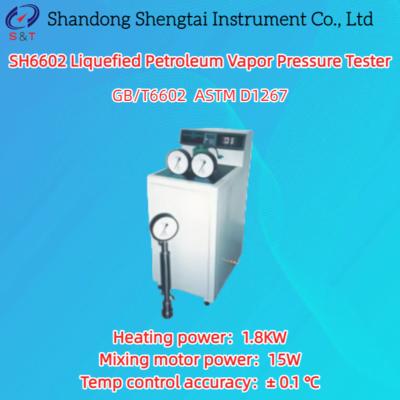 China SH6602 LPG Vapor Pressure Tester 0-2.5MPa ASTM D1267 GB/T6602 for sale