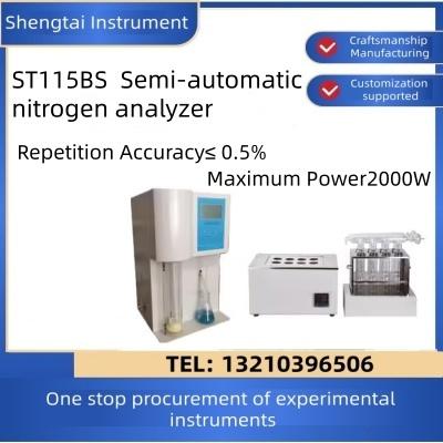 China Solid ≤ 6g Semi-Automatic Nitrogen Analyzer Crude Protein 10 Sets Programs ST115BS for sale