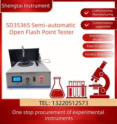 China ASTM D92 LED screen SD3536S Semi-automatic Open Flash Point Tester for sale