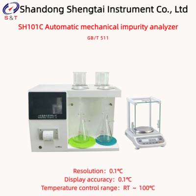 China GB/T 511 Hydraulic Oil Mechanical Impurity Analyzer with 7-inch LCD Display 0.1℃ Resolution and 4-Channel PID Temperature Control for sale