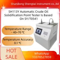 China Auto Crude Oil Solidification Point Tester SH113Y Compliant Photoelectric Detection Compressor Cooling for sale