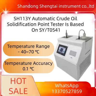 China Auto Crude Oil Solidification Point Tester SH113Y Compliant Photoelectric Detection Compressor Cooling for sale