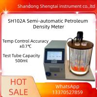 China SH102A Semi-Automatic Petroleum Density Meter Touch Screen & Precise Pt100 Temp Control Dual Holes ASTM D1298 for sale