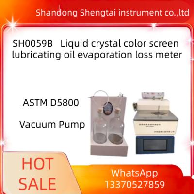 China SH0059B Lube Oil Evaporation Loss Meter LCD Touchscreen Auto Calculation ASTM D5800 Compliant for sale