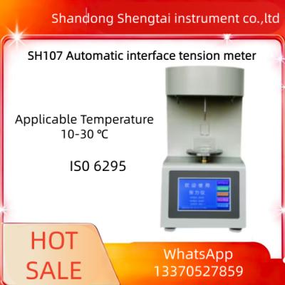 China SH107 Auto Interfacial Tester Platinum Ring 0.1mN/m Precision Temp Calibration for Oil Liquid Testing for sale