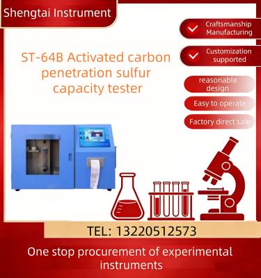 China ST-64B Activated Carbon Sulfur Penetration Capacity Tester 0–10% Measurement Range Blue Color for sale