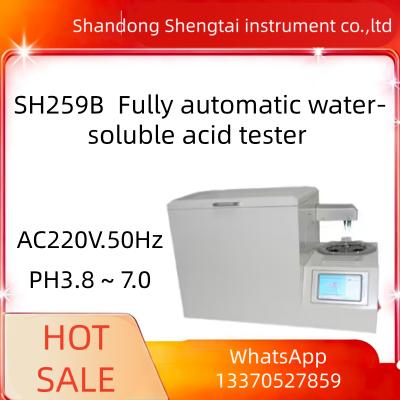 China SH259B Fully‑Automatic Water‑Soluble Acid Tester Transformer Turbine Oil pH Detection Instrument for sale