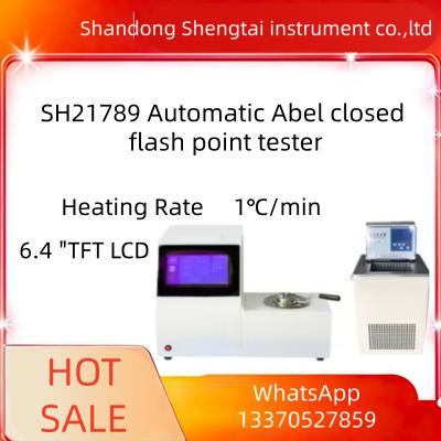 China SH21789 Automatic Abel Closed‑Cup Flash Point Tester for Petroleum Liquids GB/T21789 ISO13736 for sale