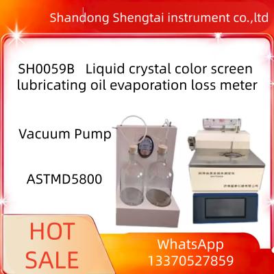 China SH0059B LCD Screen Lubricant Evaporation Loss Tester for Noack Method ASTM D5800 for sale
