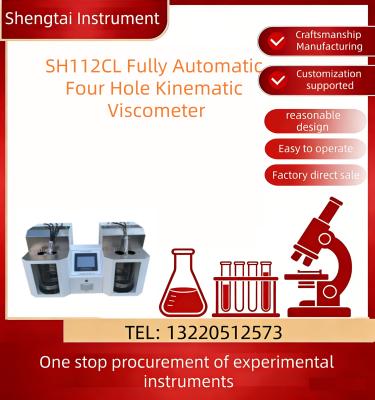 China Fully Automatic Four Hole Kinematic Viscometer RT - 100 ℃ 14L Bath ASTM D445 for sale