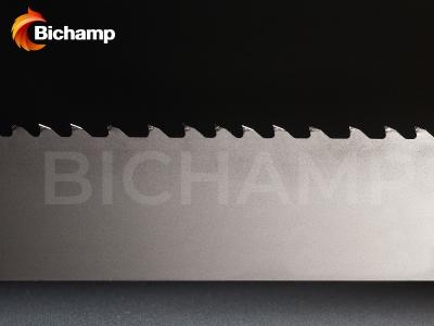 China Smooth Stainless Steel Bandsaw Blades Triple Chip Carbide 34x1.10mm 1.4/2.0 TPI for sale