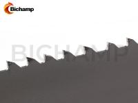 China Smooth Stainless Steel Bandsaw Blades Triple Chip Carbide 34x1.10mm 1.4/2.0 TPI for sale