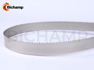 China 41mm x 1.30mm Bi-Metal Bandsaw Blade Laser Welded Impact Resistant for Structural Steel for sale
