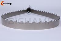 China Sawmill Carbide Wood Cutting Bandsaw Blades 27x0.90mm Industrial High Speed Triple-Chip for sale