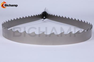 China Sawmill Carbide Wood Cutting Bandsaw Blades 27x0.90mm Industrial High Speed Triple-Chip for sale