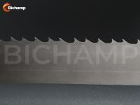 China 34mm Coated M51 HSS Band Saw Blade for Hardened Alloy Die Steel 1.1mm Thick for sale