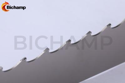 China Carbide Bandsaw Blades for Wood Cutting High Speed 27mm Width Laser Welded for sale