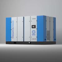 China 220kw Two Stage Screw Air Compressor 300hp Horizontal Permanent Magnet 2 Stage Compressor for sale