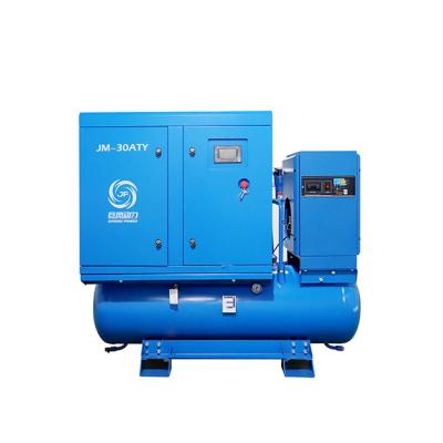 China OEM Integrated Screw Air Compressor 380V 200L 300L 500L Twin Screw Air Compressor for sale