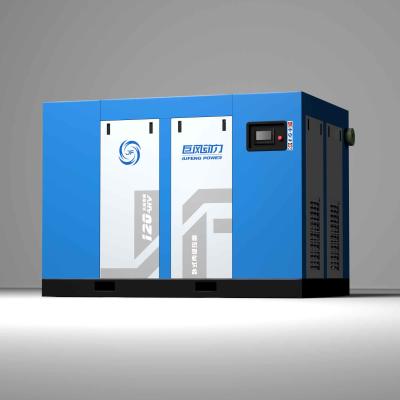 China IP65 Two Stage Direct Drive Screw Type Compressor 90KW 120HP Liquid Cooled for sale