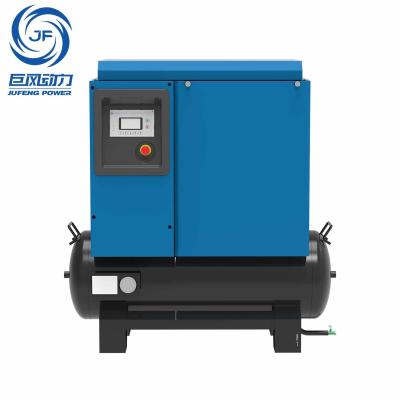 China 8-16bar 10hp 220v Removable Single-phase Permanent Magnet Screw Air Compressor with 490-980 L/min Displacement for sale