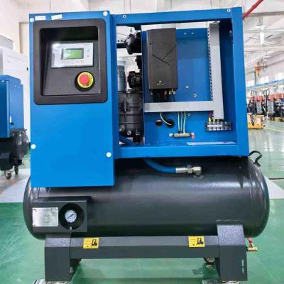 China Jufeng Single-Phase 220V Permanent Magnet Variable Frequency Screw Air Compressor with Air-Cooled Cooling Method for sale