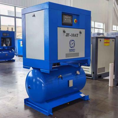 China 2-in-1 Integrated Screw Air Compressor with Air Receiver Tank for sale