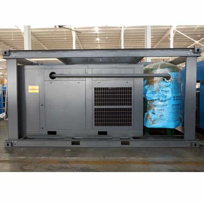 China Large 160kw 8bar 1000v skid-mounted screw air compressor for industry use for sale