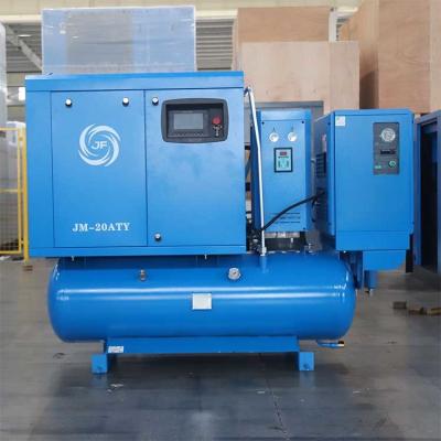 China 15kw 5 in 1 Screw Air Compressor With Tank, Refrigerated Dryer, Adsorption Dryer And Filter for sale