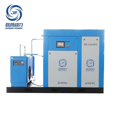 China Jufeng 100kw 30bar Two Stage Medium-pressure Screw Air Compressor for sale
