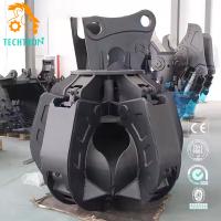 China Supply 5~40 Ton Hydraulic Grab 360 Degrees Rotation Grapple Buckets for Excavator for sale
