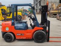 China Toyota 3-Ton Diesel Forklift Original Japanese Manual Transmission 3-Meter Height Second-Hand 7FD30 Forklift for sale