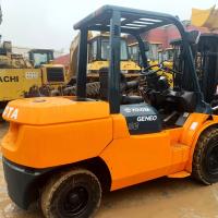 China Second-hand TOYOTA 7FD50 Balanced Heavy diesel Forklift 5000kg Rated Load and Low Consumption Heavy Cargo Transportation for sale