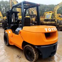 China Second-hand TOYOTA 7FD50 Balanced Heavy diesel Forklift 5000kg Rated Load and Low Consumption Heavy Cargo Transportation for sale