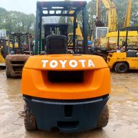 China Second-hand TOYOTA 7FD50 Balanced Heavy diesel Forklift 5000kg Rated Load and Low Consumption Heavy Cargo Transportation for sale