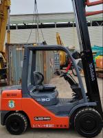 China Second-hand TOYOTA 8FDN30 Forklift Truck 3 Tons Rated Load SAS Stabilization System Blessing for sale