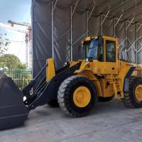 China Used Vol-vo L120E Wheel Loader with Bucket | Ready to Ship | Perfect for Quarry & Material Handling for sale
