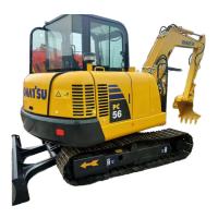 China 5.6-Ton Komatsu PC56 Mini Crawler Excavator Second-Hand in Good Condition for Sale for sale