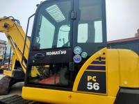 China 5.6-Ton Komatsu PC56 Mini Crawler Excavator Second-Hand in Good Condition for Sale for sale