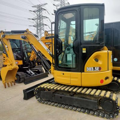China Used Cater-pillar 303.5e Digger With Excellent Quality  Mini Excavator 303CR 303.5E2 307 in Best Condition for Sale for sale