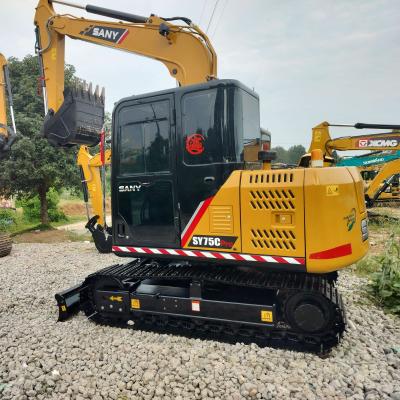 China Low Hour Used SANY 75C Mini Excavator  Good Condition | Well Maintained | Best Price for Digging Work Ready to Use for sale