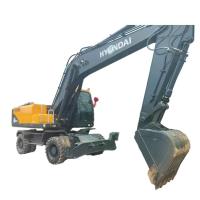 China Hyundai R210WVS Wheeled Excavator Used Korean Second-Hand Construction Equipment for sale