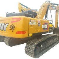 China Used SANY SY215C Crawler Excavator Second Hand Product with Core Motor Engine Gearbox Gear Pump Bearing PLC Components for sale