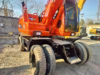 China Second-hand Doosan DH140W-7 Wheeled Excavator Can Operate Flexibly in Narrow Space with Low Oil Consumption. for sale