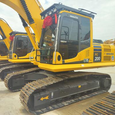 China Komatsu PC 200-8 Crawler Excavator Low-Price Second-Hand Construction Equipment with Cumm-ins Engine Core Motor PLC Components for sale