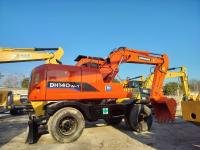 China Chinese 0riginal Good Performance Used DOOSAN140W-7 Wheel Excavator with Pump and Bearing Core Components for Sale for sale