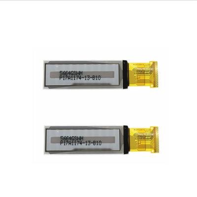 China 2.08 inch WHITE  PMOLED display  256*64 dots  24 pins 3/4 SPI,IIC  interface driving IC SH1122 for sale